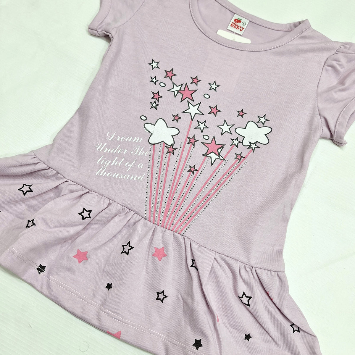 Cherry Baby - 2 Pieces - Frock Set - Purple - Stars– The Little Planet