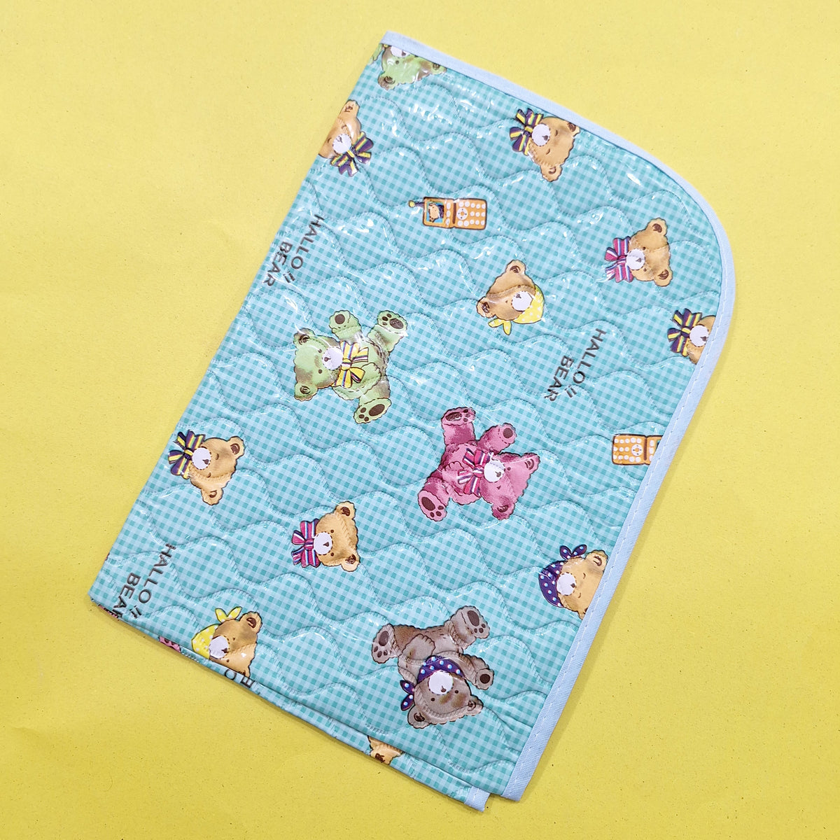 Diaper Changing Sheet - Mini - Green - Hello Bear– The Little Planet