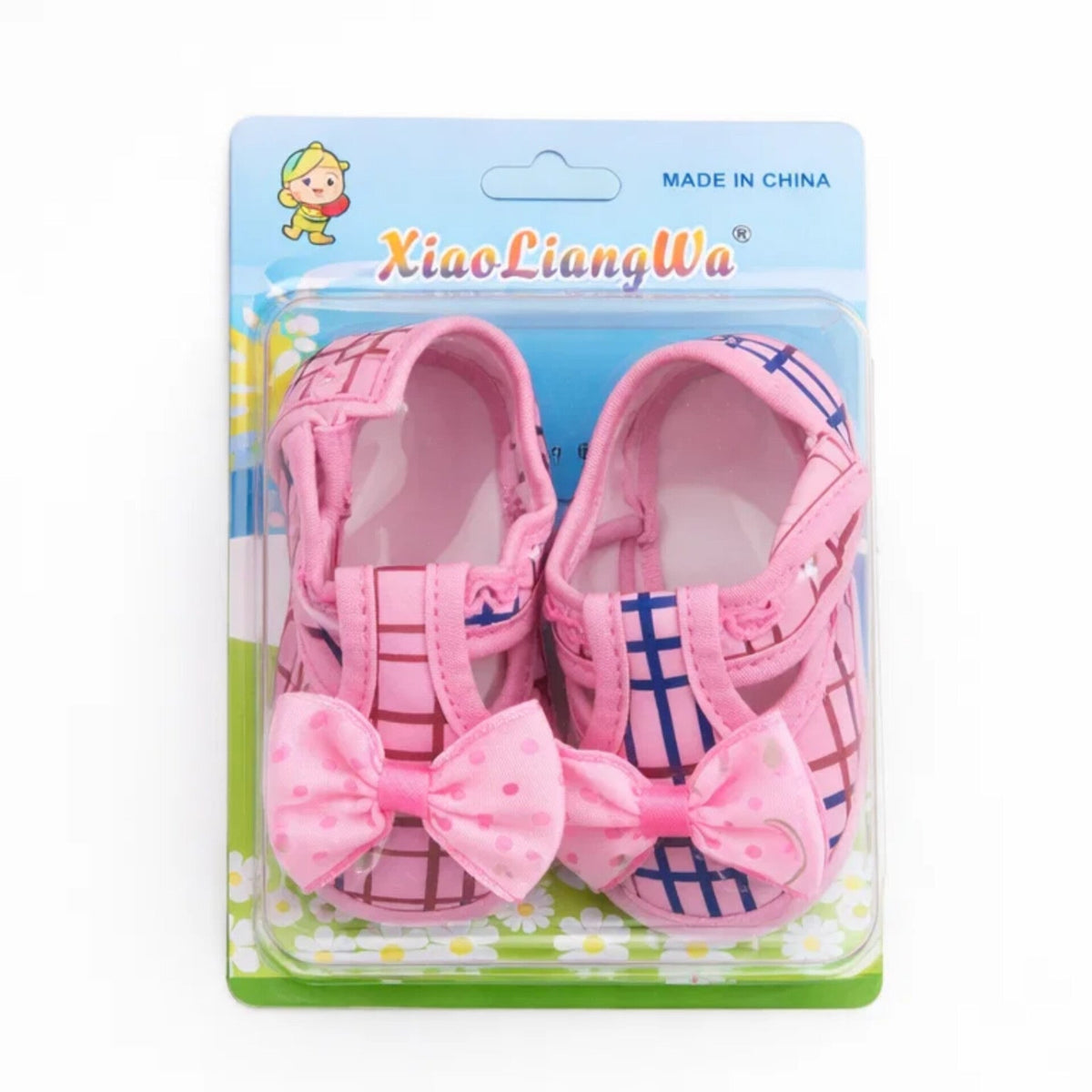 Xiao - Booties - Pink - Lines Bow– The Little Planet