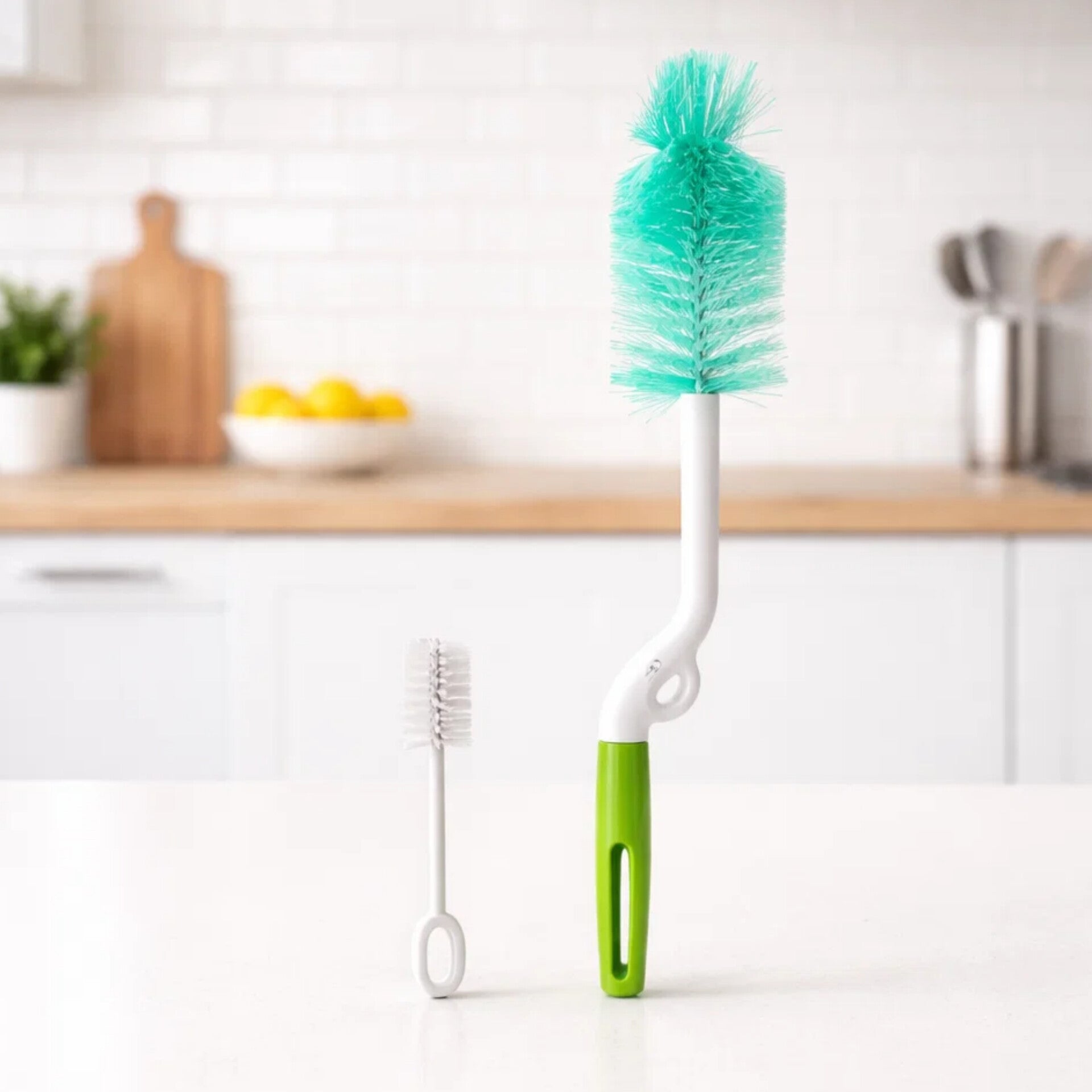 Minitree - 2 In 1 - Bottle Cleaning Brush Set - Green– The Little Planet