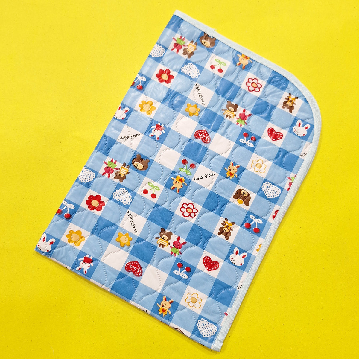 Diaper Changing Sheet - Mini - Blue - Characters– The Little Planet