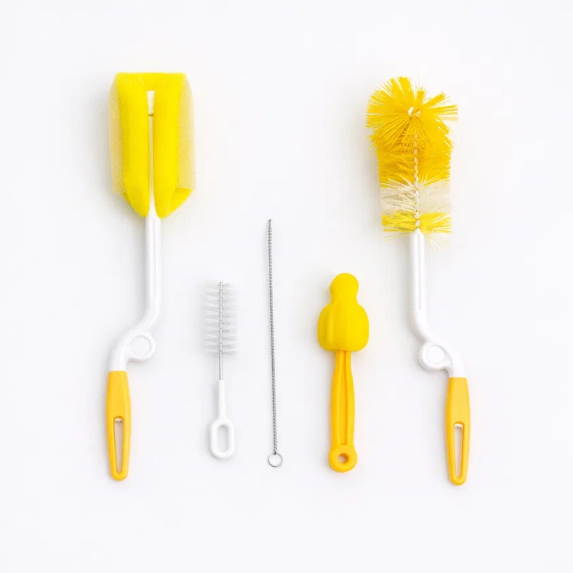 Minitree - 5 In 1 - Bottle Cleaning Brush Set - Yellow– The Little Planet